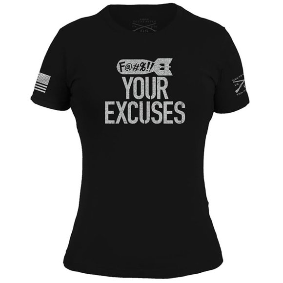 Grunt Style | Shirts | Nwt Grunt Style F Your Excuses Mens Reflective Training Tee Large | Poshmark